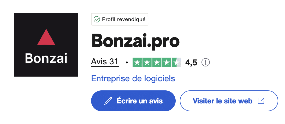 Bonzai : Avis, Fonctionnalités, Tarifs et Abonnements